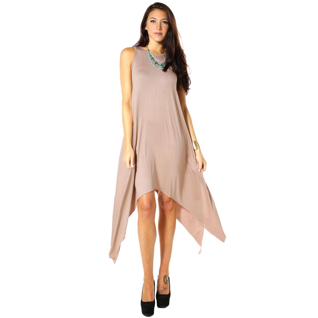 Peach Wide Dress on Luulla