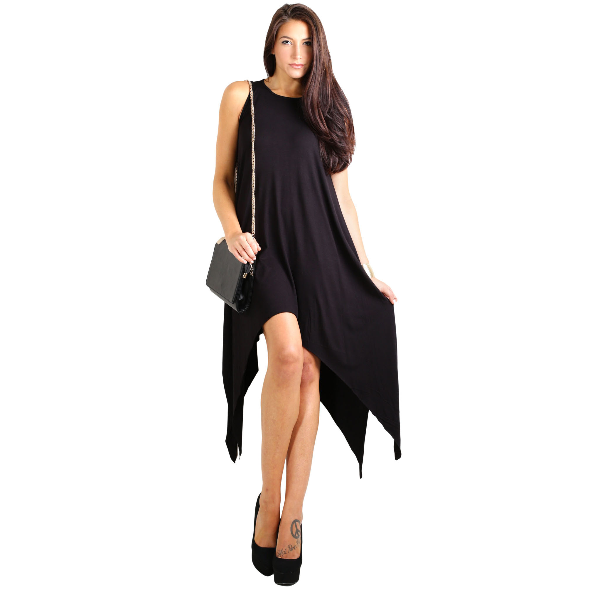 Peach Wide Dress on Luulla